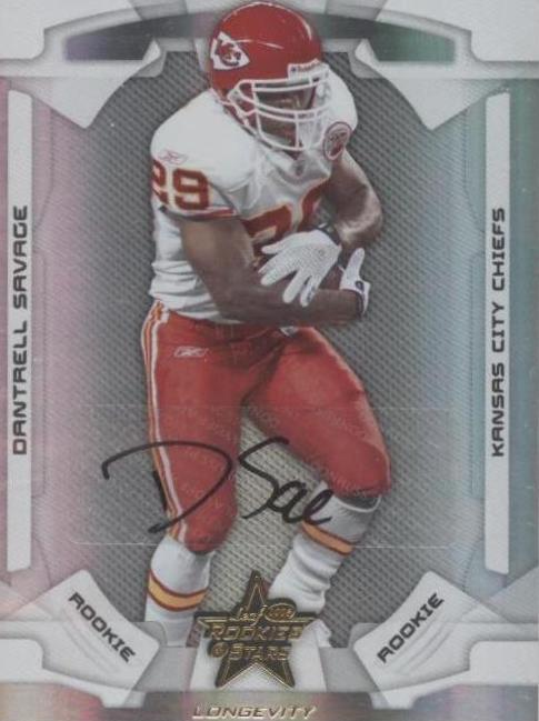 2008 Leaf Rookies & Stars Longevity - Rookie Dantrell Savage #130 ...