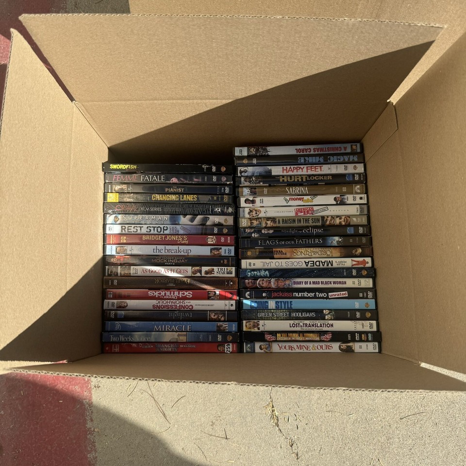 Lot of 50 Assorted Movies DVD W/ Case - Assorted - Random - Sci Fi ...