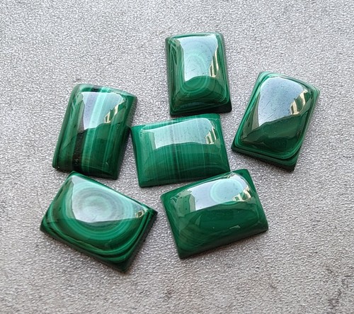 Rectangle Cabochon Natural Malachite 5x7mm To 10x14mm Wholesale Loose ...