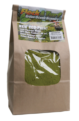 Scenic Express Flock & Turf Ground Cover ECO-Pak 48oz 1.4L Fine Light ...