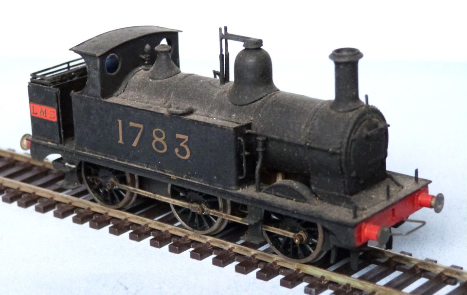 MPD Kit Built Johnson Half-Cab MR/ LMS 1P 0-6-0T 1783 Plain Black LMS ...