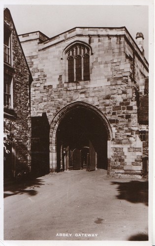 Durham Postcard - Abbey Gateway, Durham Cathedral - Real Photograph ...