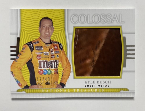 2022 Panini National Treasures COLOSSAL SHEET METAL KYLE BUSCH 17/49 | eBay