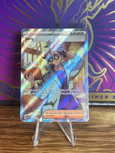 Jacq 236/198 Pokemon TCG Scarlet & Violet Full Art Trainer Mint/Near ...