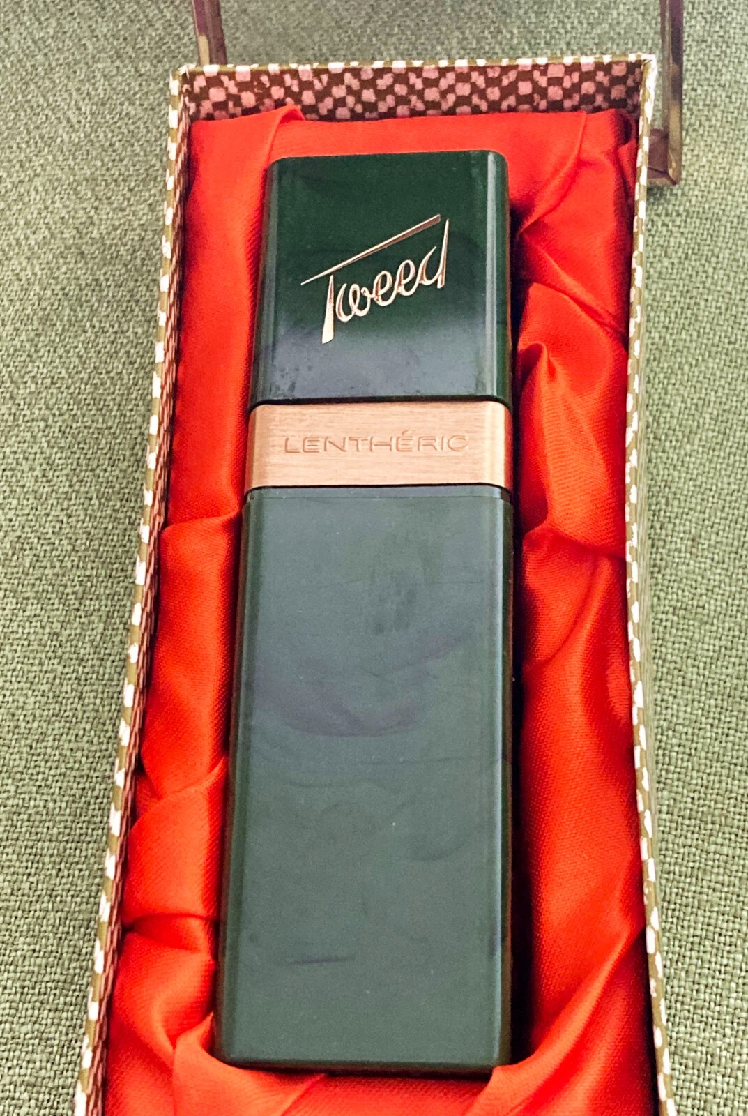 Vintage Lentheric Tweed Luxury Concentrated Perfume Atomiseur (1970s ...