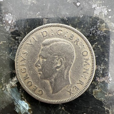 1948 Rare Two Shillings Coin GEORGIVS VI D : G : BR : OMN : REX | eBay