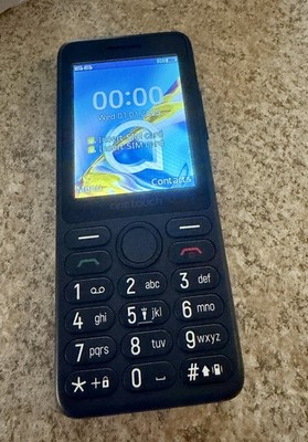 TCL OneTouch 4042S Mobile Phone Black 4G Big Button Long Battery ...