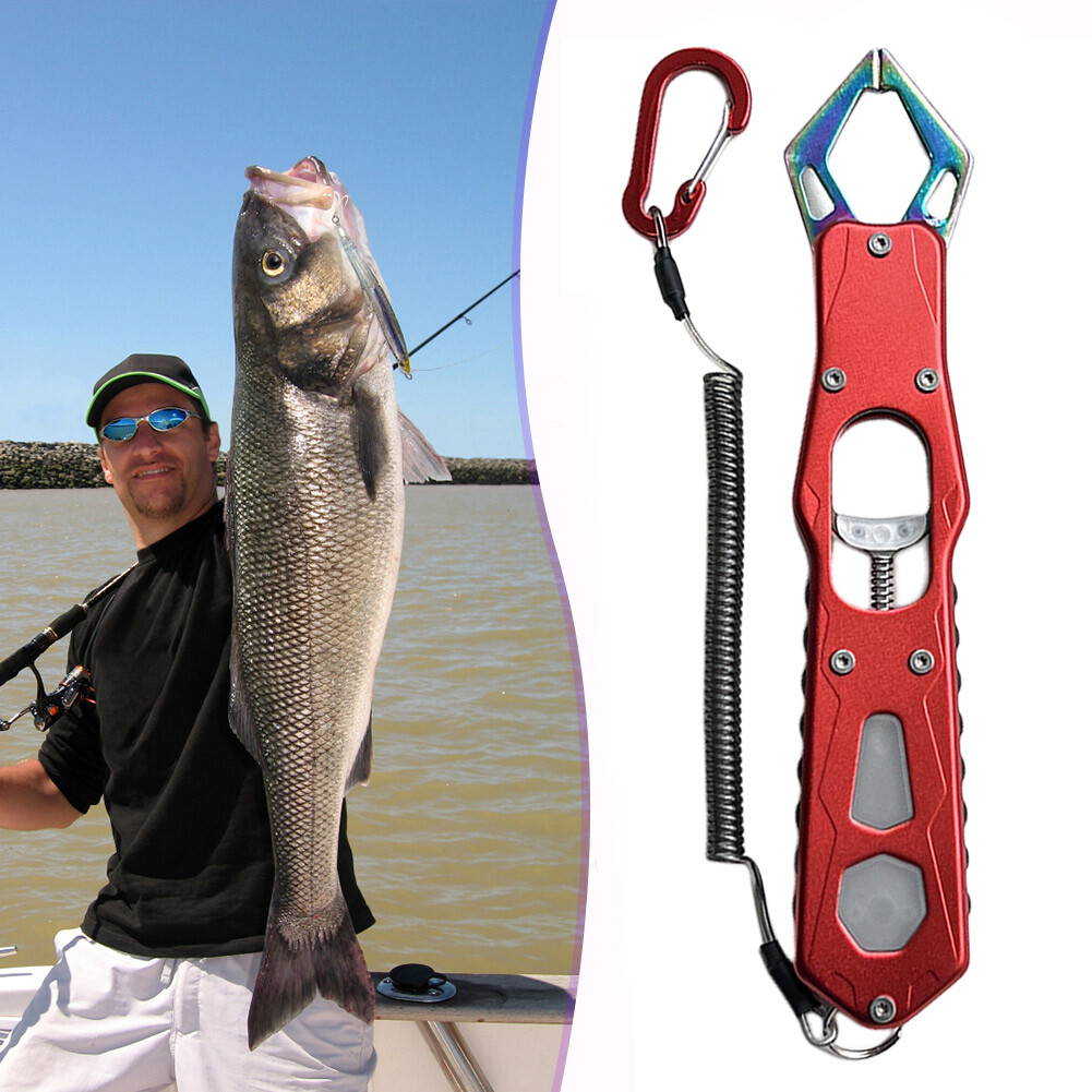 Aluminum Alloy Fish Controller Portable Lure Tongs Fish Clip Outdoor ...