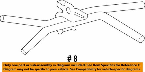32907-60090 Toyota Tube sub-assy, oil cooler outlet, no.2 3290760090 ...