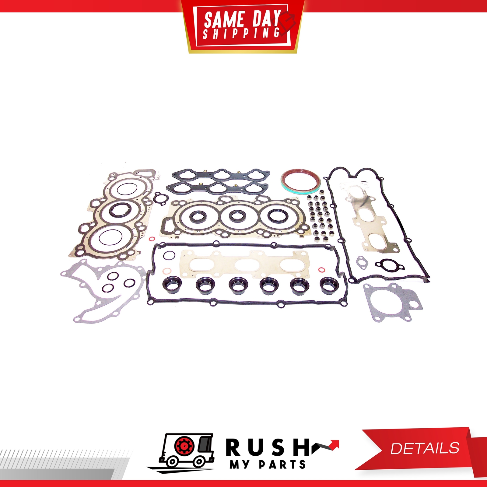 98-03 Master Engine Rebuild Kit For Acura Isuzu Axiom 3.5L V6 DOHC DNJ ...
