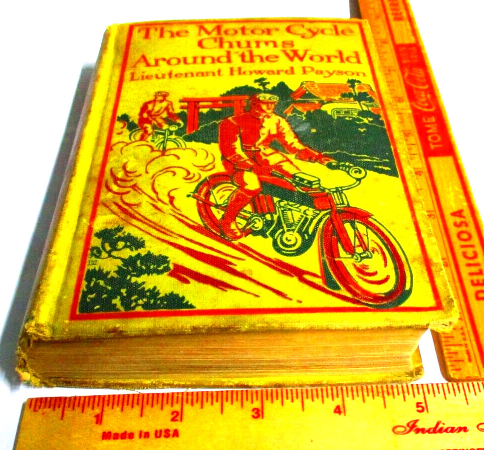 1912 "Motorcycle Chums" book vintage collectible classic old biker ...