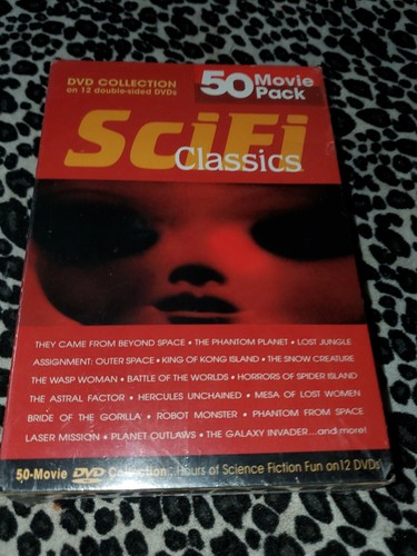 Sci-Fi Classics 50 Movie Pack (DVD, 2004, 12-Disc Set) for sale online ...