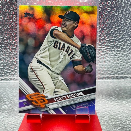 2017 Topps Baseball #179 Matt Moore Rainbow Foil | eBay