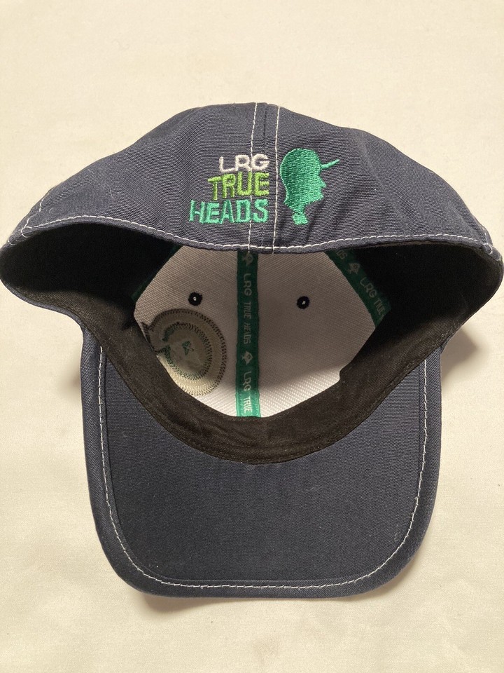 Lifted Research Group LRG True Heads Blue/White Baseball Hat Cap Fitted ...