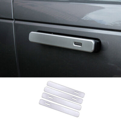 For Range Rover Velar 18-2022 Matte Silver Exterior Side Door Handle ...