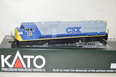HO scale KATO EMD SD70MAC locomotive train CSX Transportation RR 713 | eBay