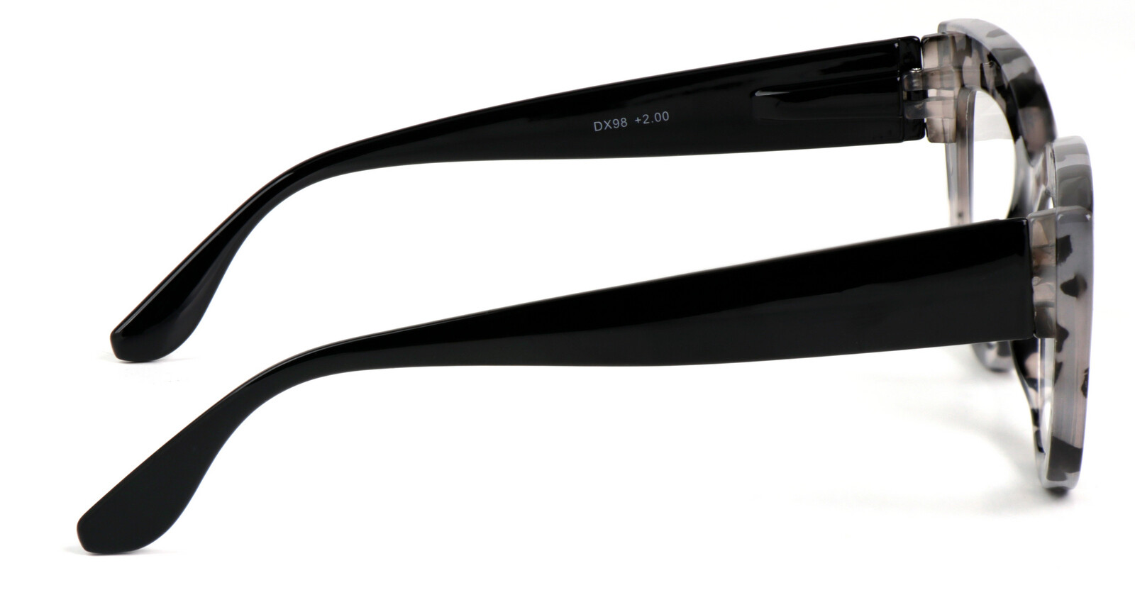 Cat Eye Funky Thick Rimmed Retro Reading Glasses Womans Spring Hinges ...