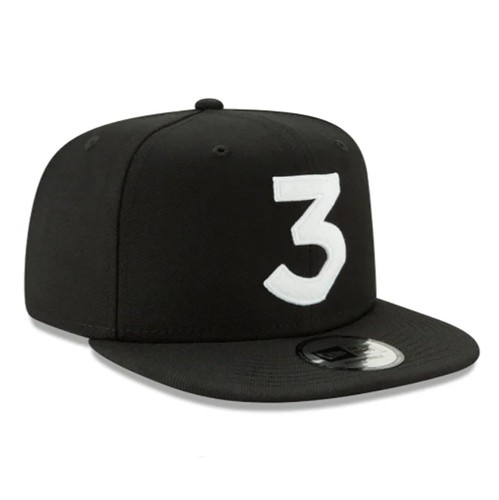 Brand New Chance The Rapper 3 Logo Basic Black Snapback Hat | eBay