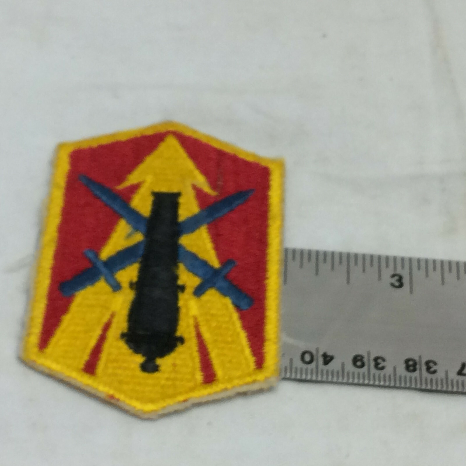 Military Patch 214th Army Fires Brigade Color Border Plastic Back ...