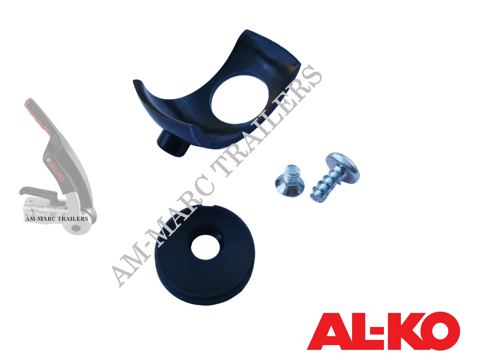 AL-KO Front & Rear Hitch Pad AKS 3004 Stabiliser Friction Pads 691418 ...