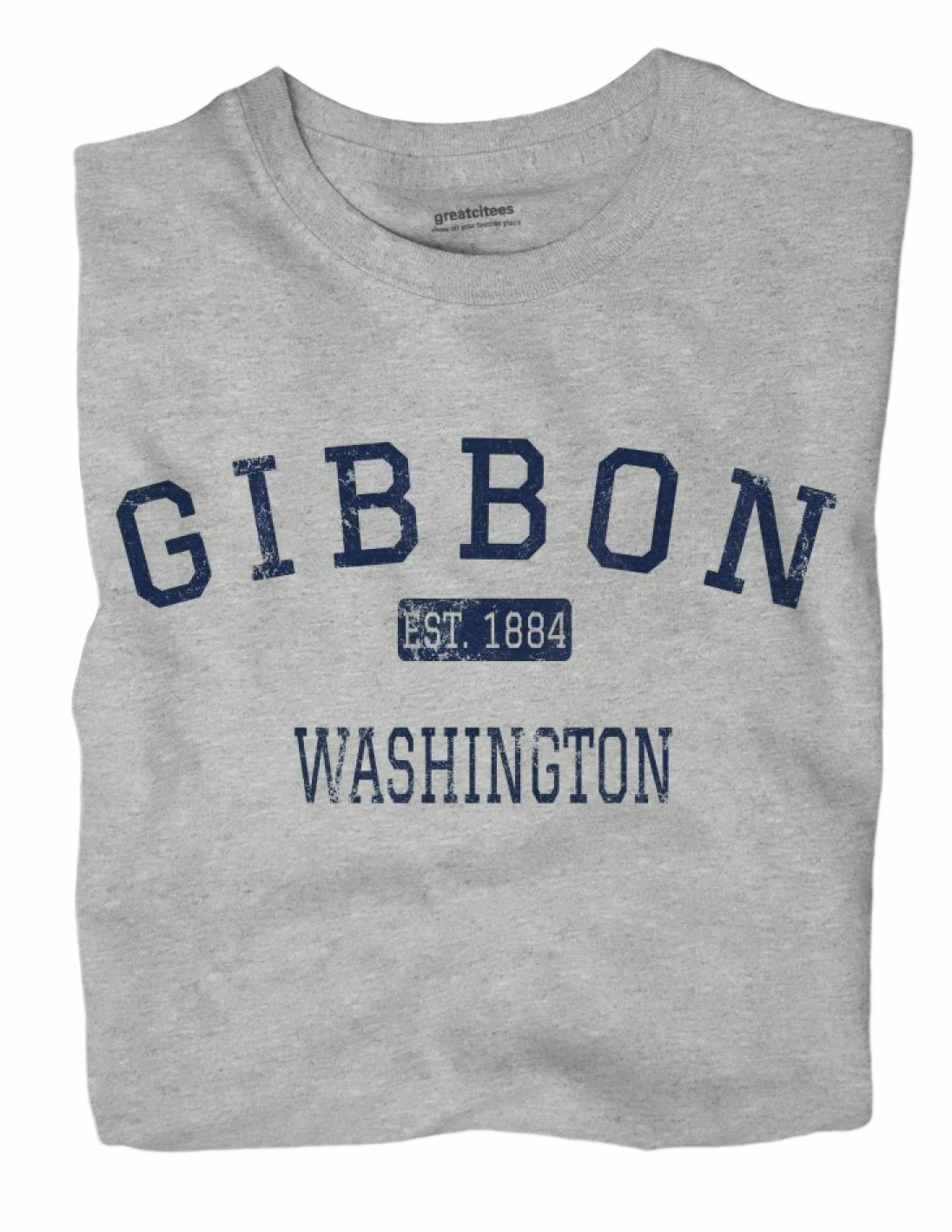 Gibbon Washington WA T-Shirt EST | eBay