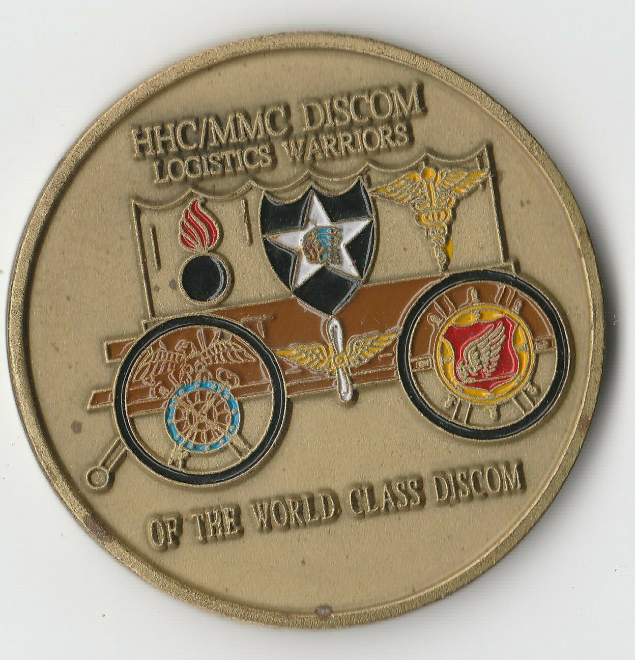 HHC/MMC DISCOM WagonMaster Korea Challenge Coin 2" DIA BX1 | eBay