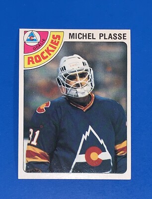 1978-79 Topps Michel Plasse Hockey Card #36 Colorado Rockies Set Break ...
