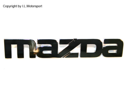 MX-5 Emblem "Mazda" Schriftzug chrom Mazda MX-5 NA Miata Aufkleber ...