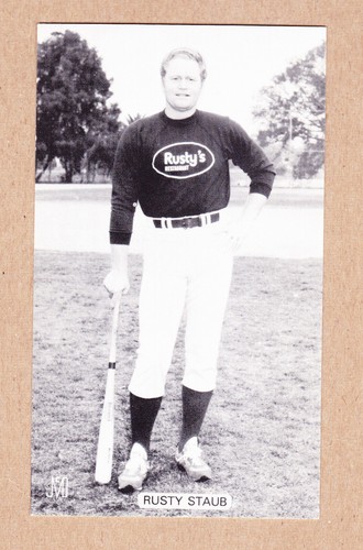 Rusty Staub J.D.McCarthy 3.5 x 5.5 inch Detroit Tigers vintage BW ...