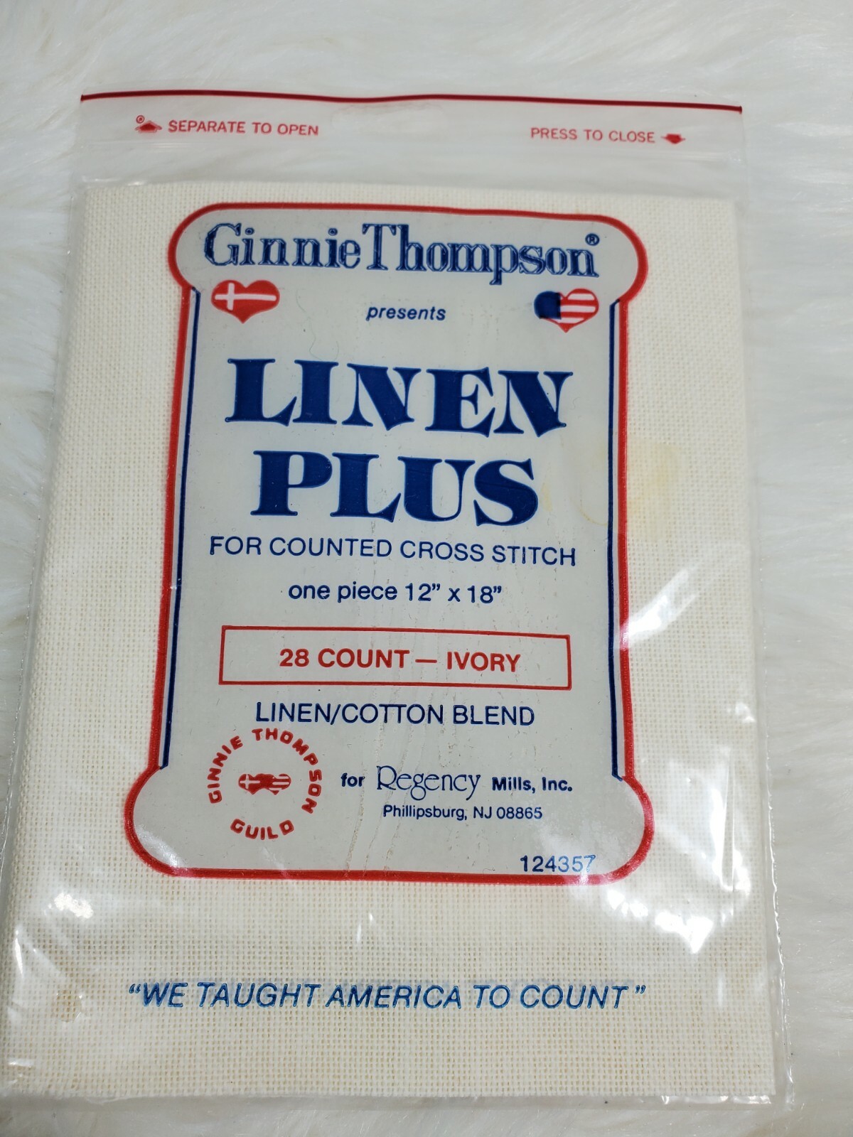 Linen Plus Counted Cross Stitch 12" x 18" Ginnie Thompson 28ct Ivory ...