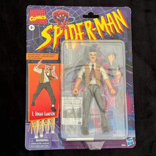 J Jonah Jameson Marvel Legends Spider-Man Animated Retro Series New ...