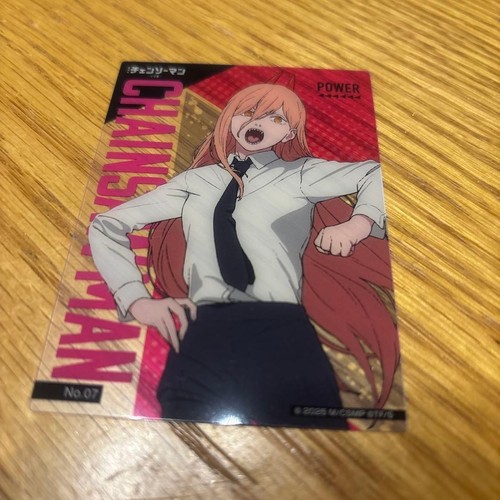 Chainsaw Man Reze Clear Card Collection Gum Power | eBay
