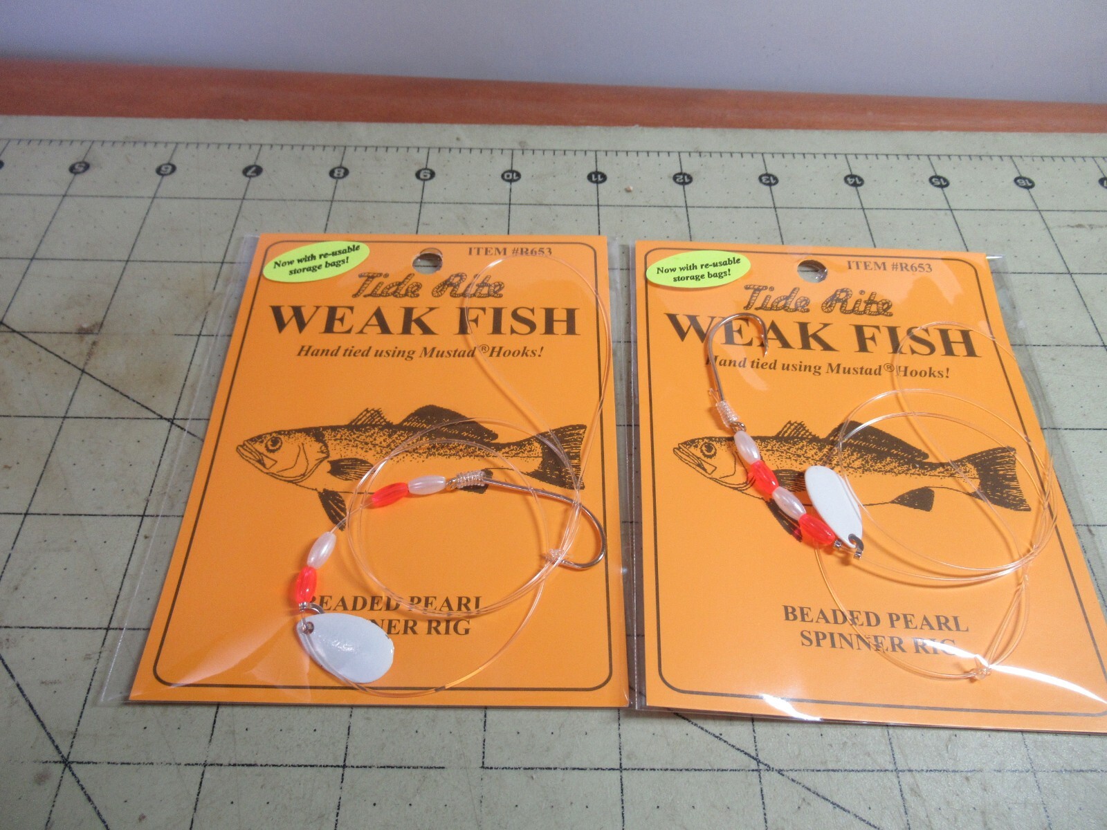 2 WEAKFISH SEA TROUT RIGS BEADED SPINNER RIG SALTWATER FISHING | eBay