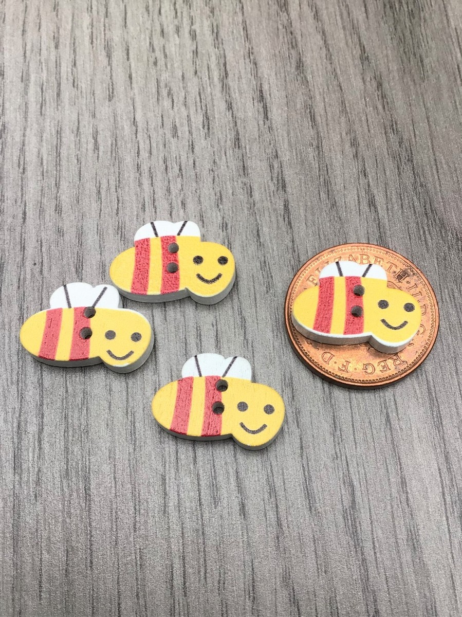 Bumble Bee Buttons