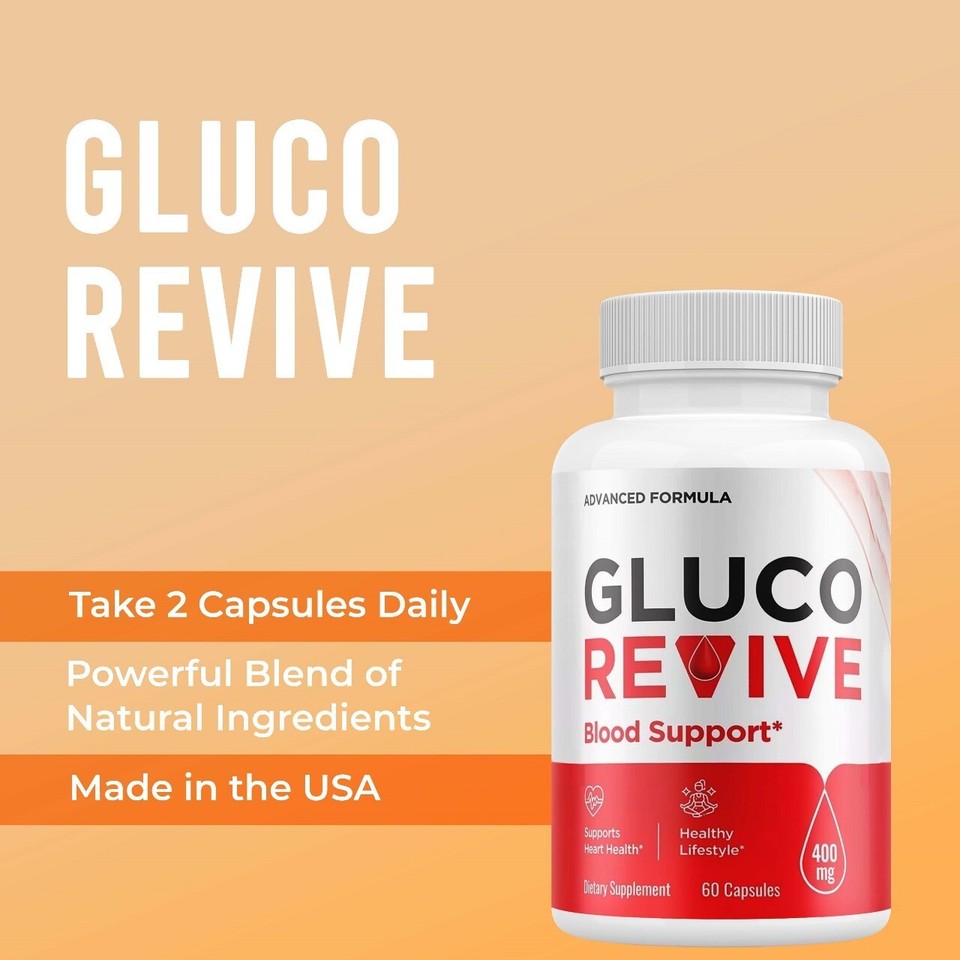 (5 Pack) Gluco Revive Capsules - GlucoRevive All Natural, Glyco ...