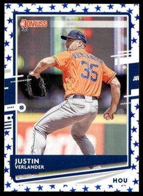2020 Donruss #157 Justin Verlander Independence Day | eBay
