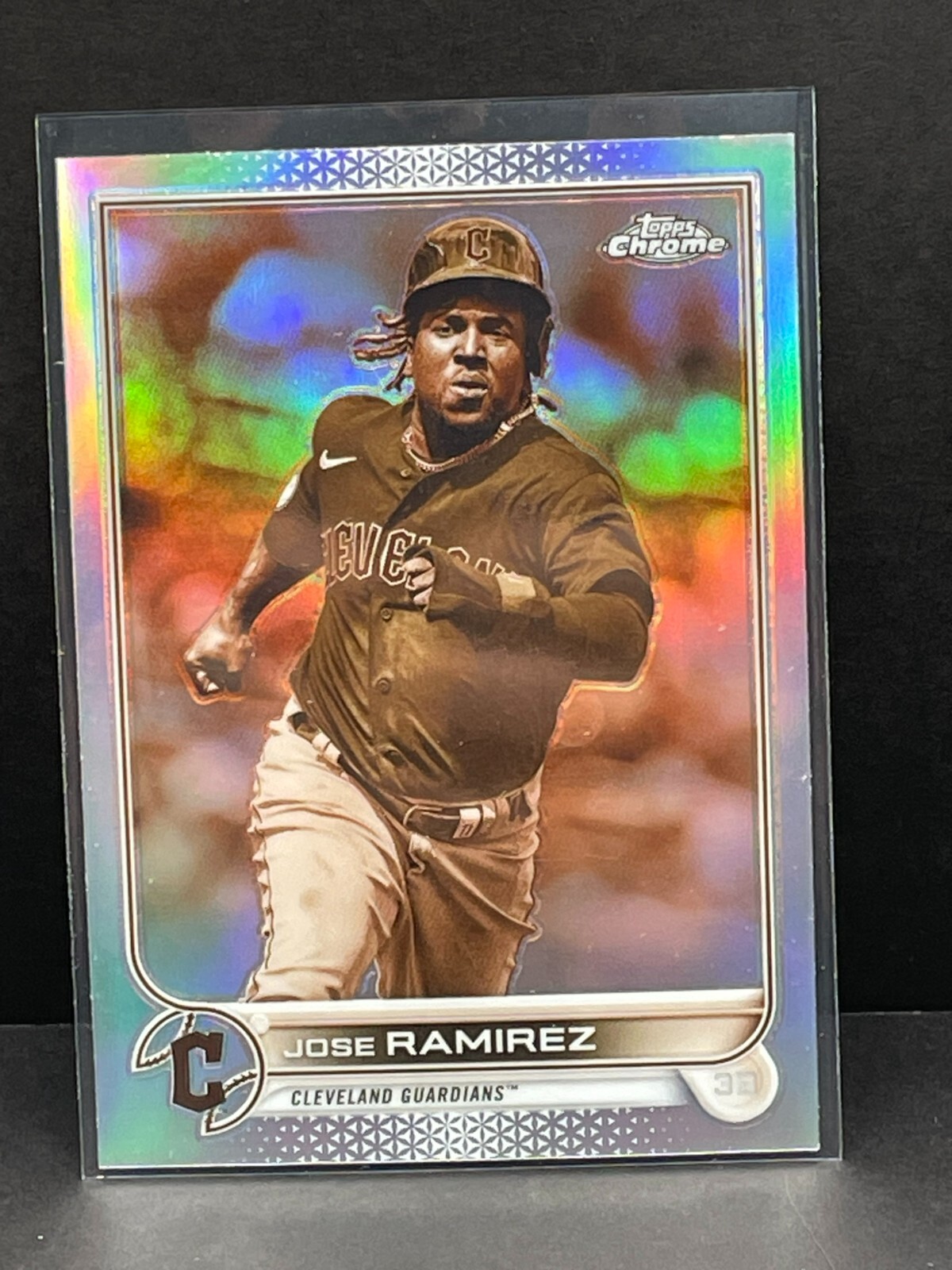 2022 Topps Chrome Sepia Refractor 151 Jose Ramirez Cleveland Guardians ...