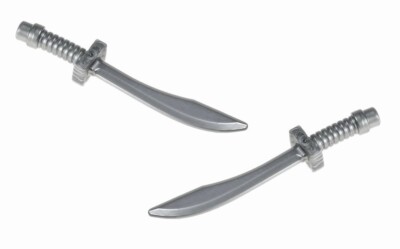 Lego 2x Flat Silver Sabre Sword (25111) NEW!!! | eBay