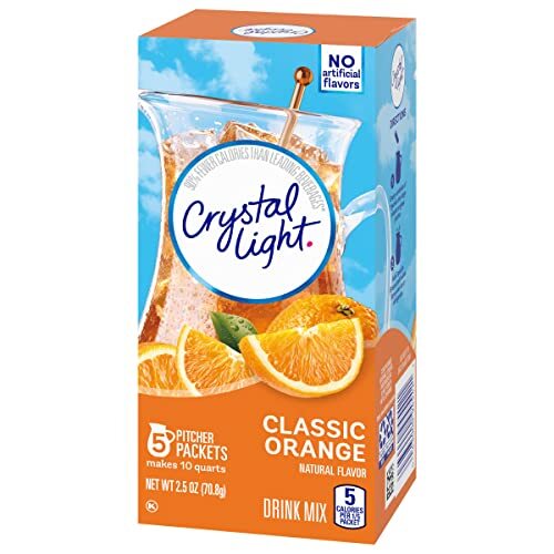 Crystal Light Classic Orange Naturally Flavored Powdered Drink Mix 60 ...