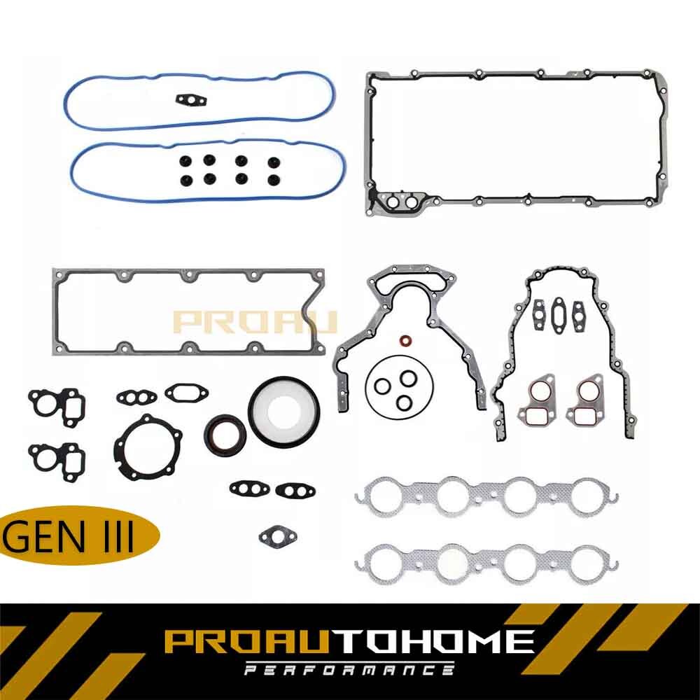 GEN III LS Gasket Set / Kit Fit LS1 LS2 LS3 LS4 LS5 LS6 4.8L 5.3L 5.7L ...