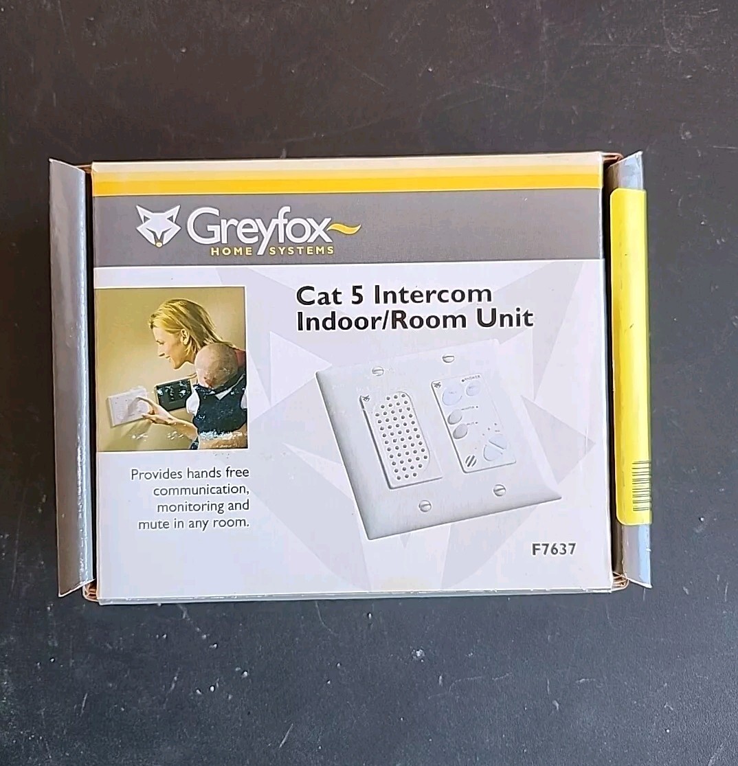 Greyfox Home Systems Cat 5 Intercom Indoor/room Unit F7637 in White for ...