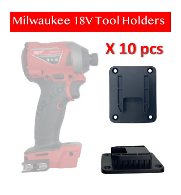 10x Milwaukee M18 tool holder mount bracket storage with screws | eBay ...