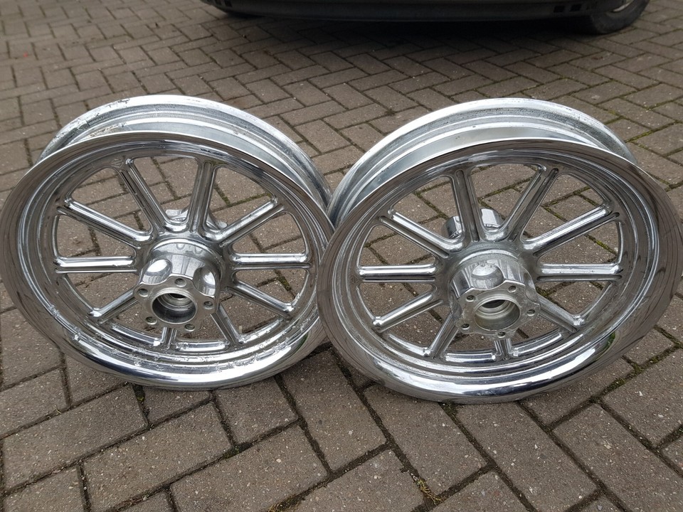 Harley Davidson (Revolver?) wheels 16 x 3.00 | eBay UK