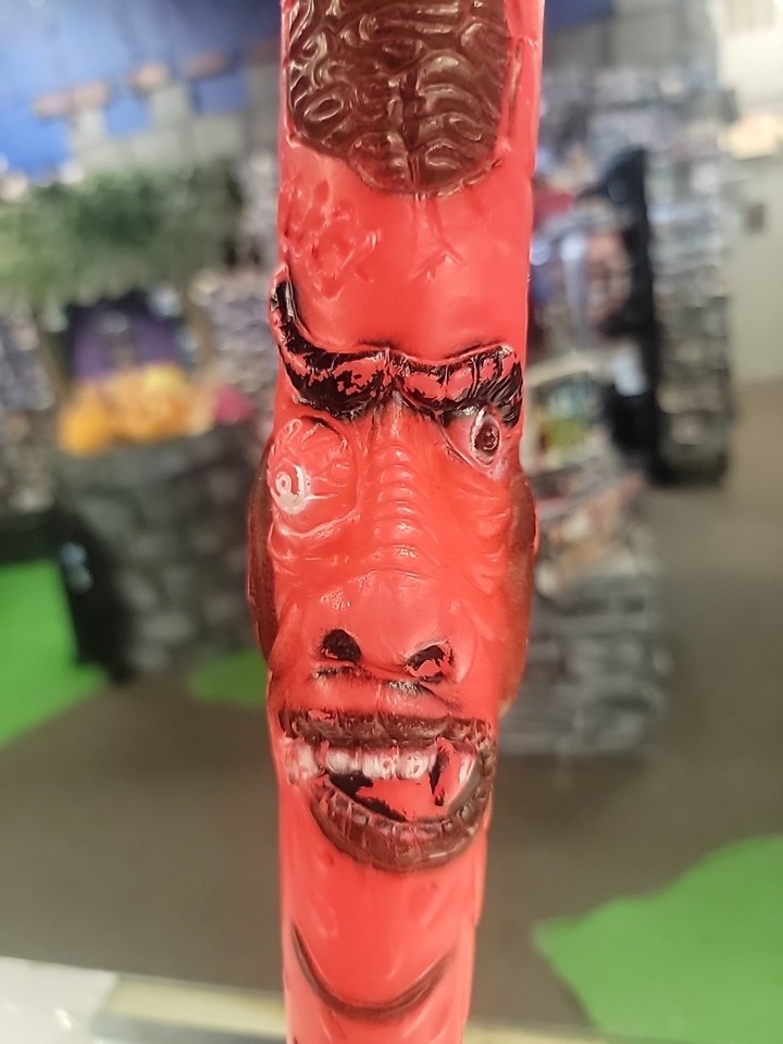 Vintage 80’s MADBALLS Toy Baseball Bat RED Horror Monster Zombie Face ...