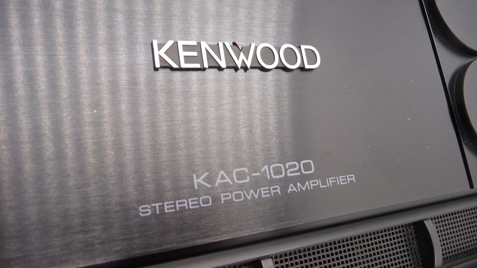 KENWOOD KAC-1020 640w 2/1-ch flagship top model old school amplifier ...