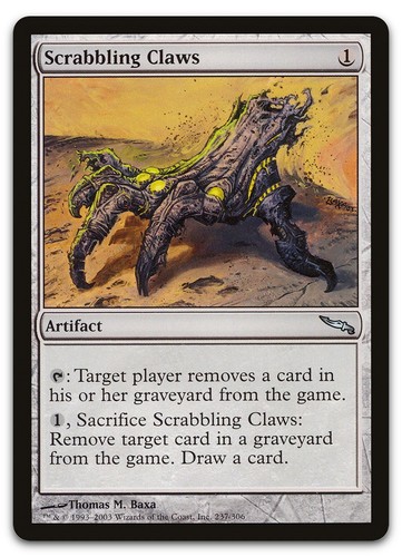 Scrabbling Claws #237 (NM) Mirrodin MRD Magic MTG | eBay
