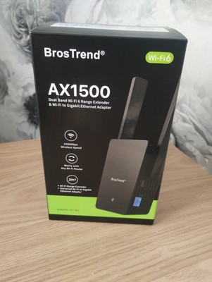 BrosTrend WiFi 6 AX1500 WiFi Extender Booster, WiFi Booster Range ...