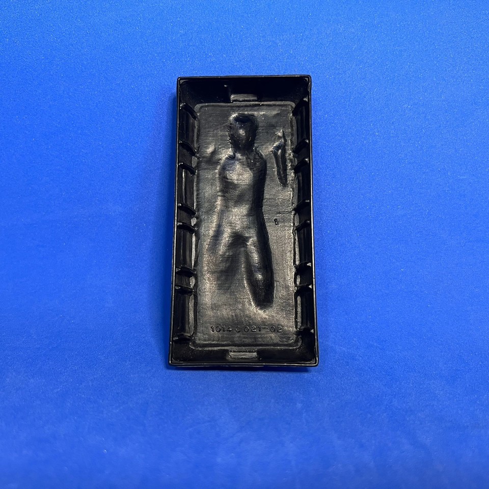 Vintage Star Wars Han Solo Carbonite Block Slave I Kenner 1980 ESB ...