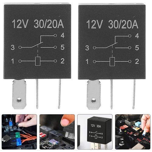 5 Pcs Automotive Relay Ignition Replacement Accessory Power Relays for ...