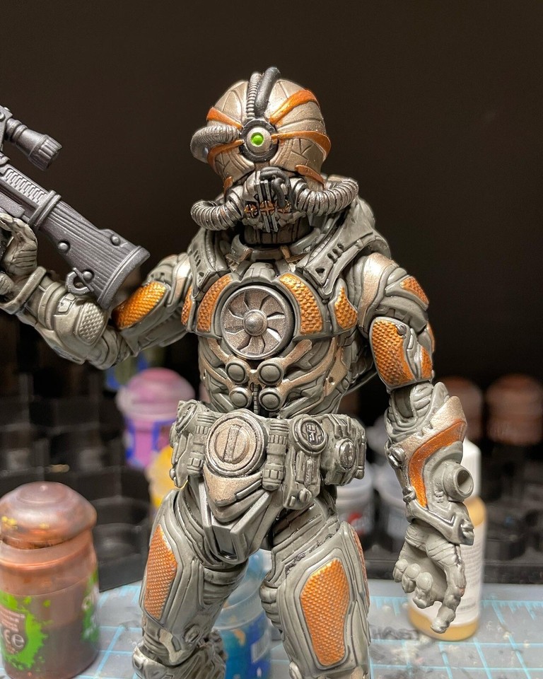Cosmic Legions Cyber Cyclops head Sculpt Unpainted | eBay